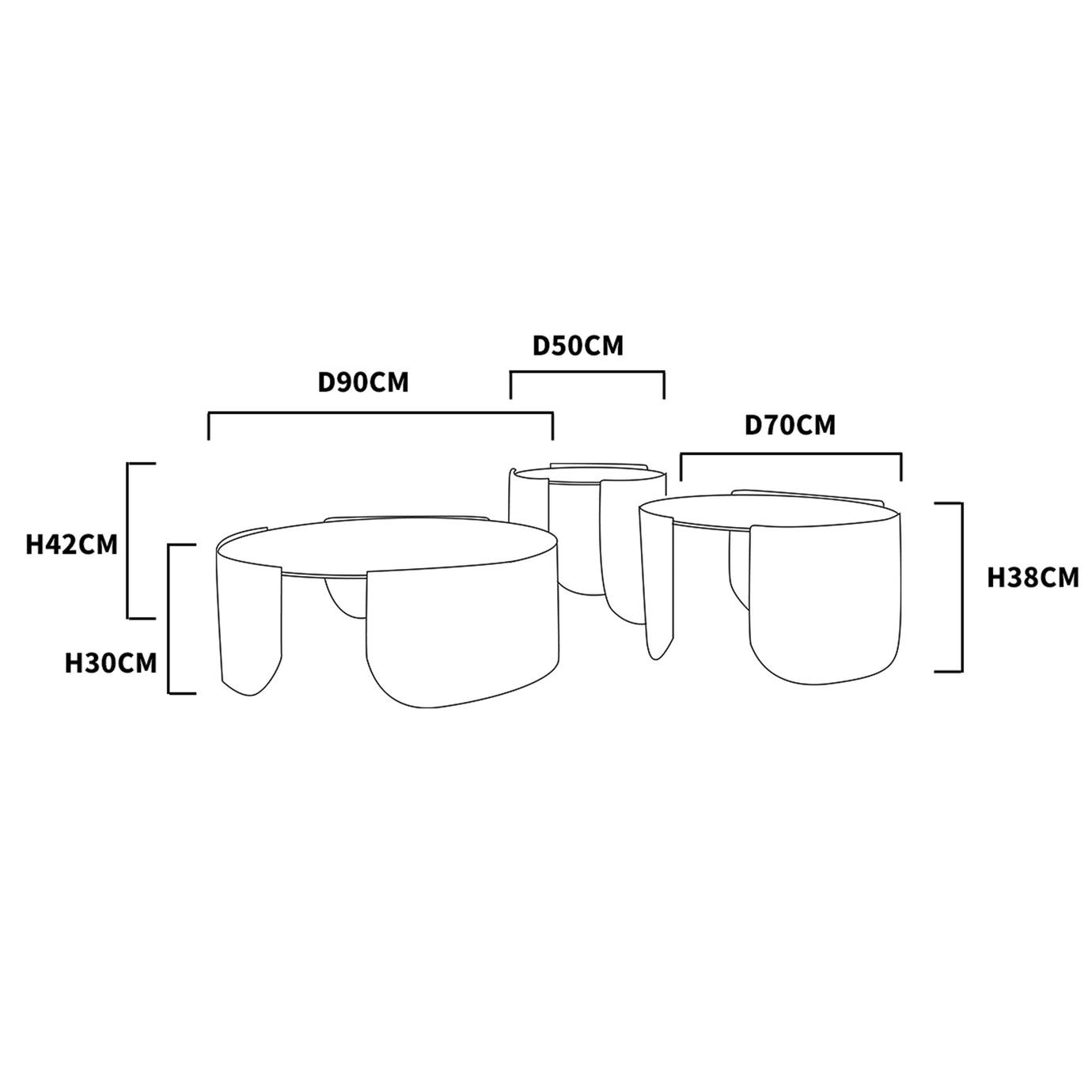 Ceres Coffee & Side Table – Bloomr